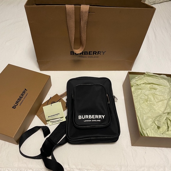 Burberry | Bags | New Burberry Ml Kieran Sling Crossbody Bag Black | Poshmark